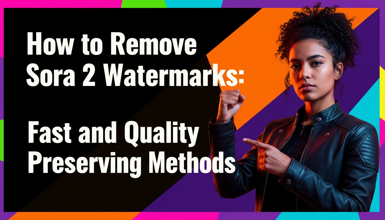 How to Remove Sora 2 Watermarks: Fast and Quality-Preserving Methods ...
